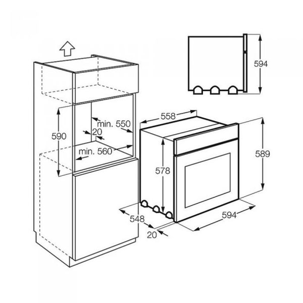 Zanussi ZOB10401XK - Çelik Fırın | Halos Trading Kıbrıs
