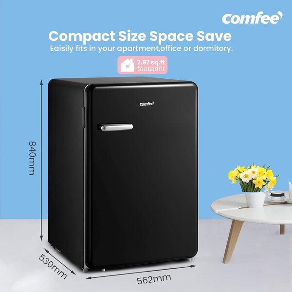 Comfee RCD113DK1RT - Sıyah Mini Buzdolabı| Halos Trading Kıbrıs